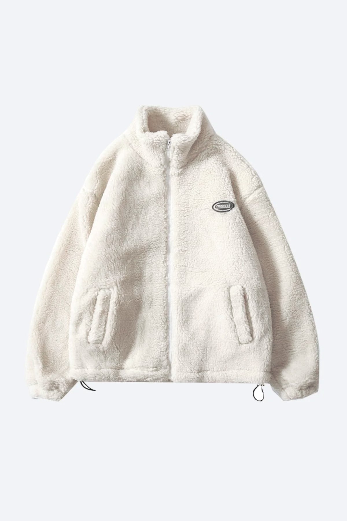 FLUFFY JACKET WHITE – StreetSynergies